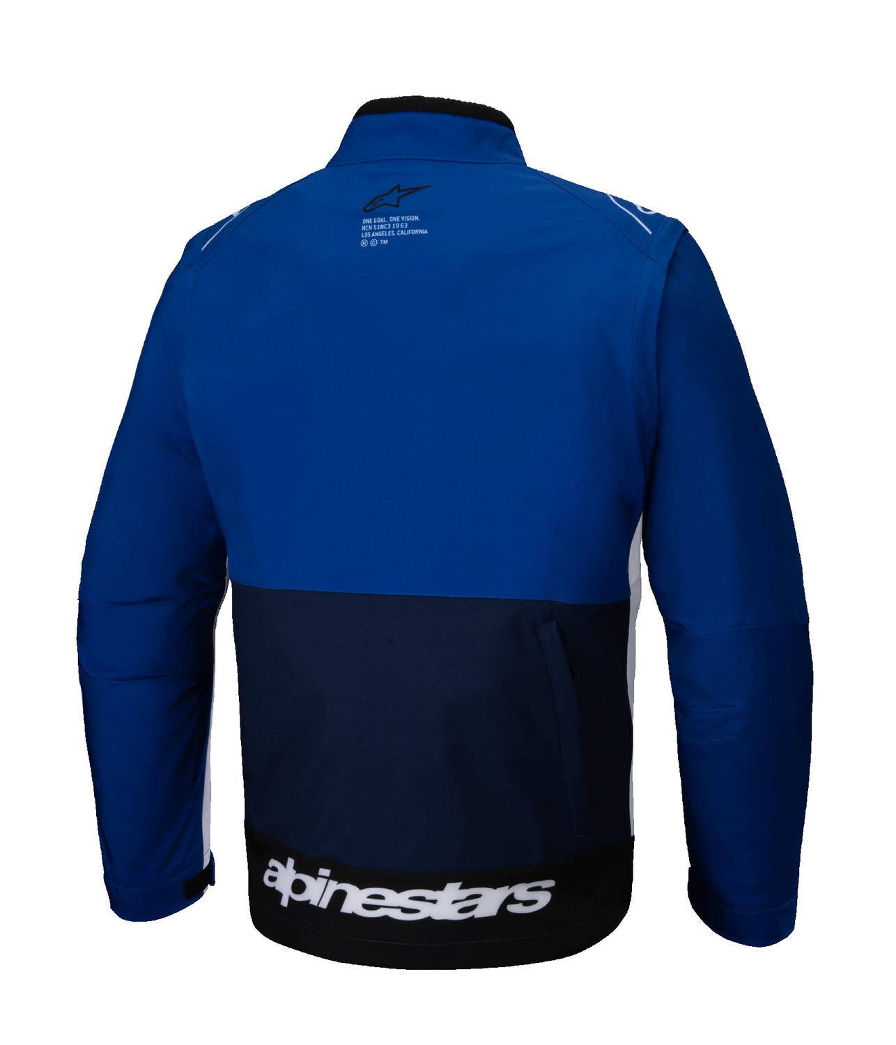 Bunda LITE-DURA SOFTSHELL, ALPINESTARS (modrá/bílá) 2026 | Motobiker